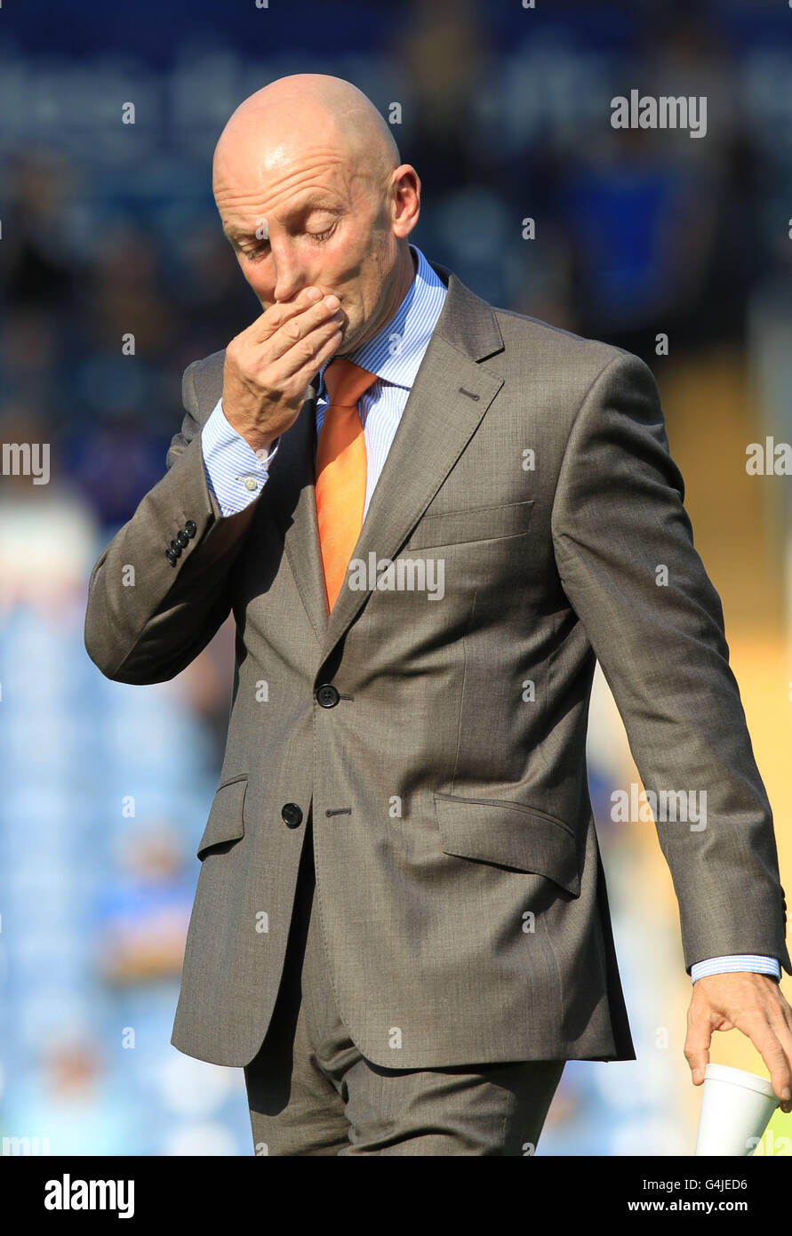 Blackpool manager ian holloway football league championship match ...