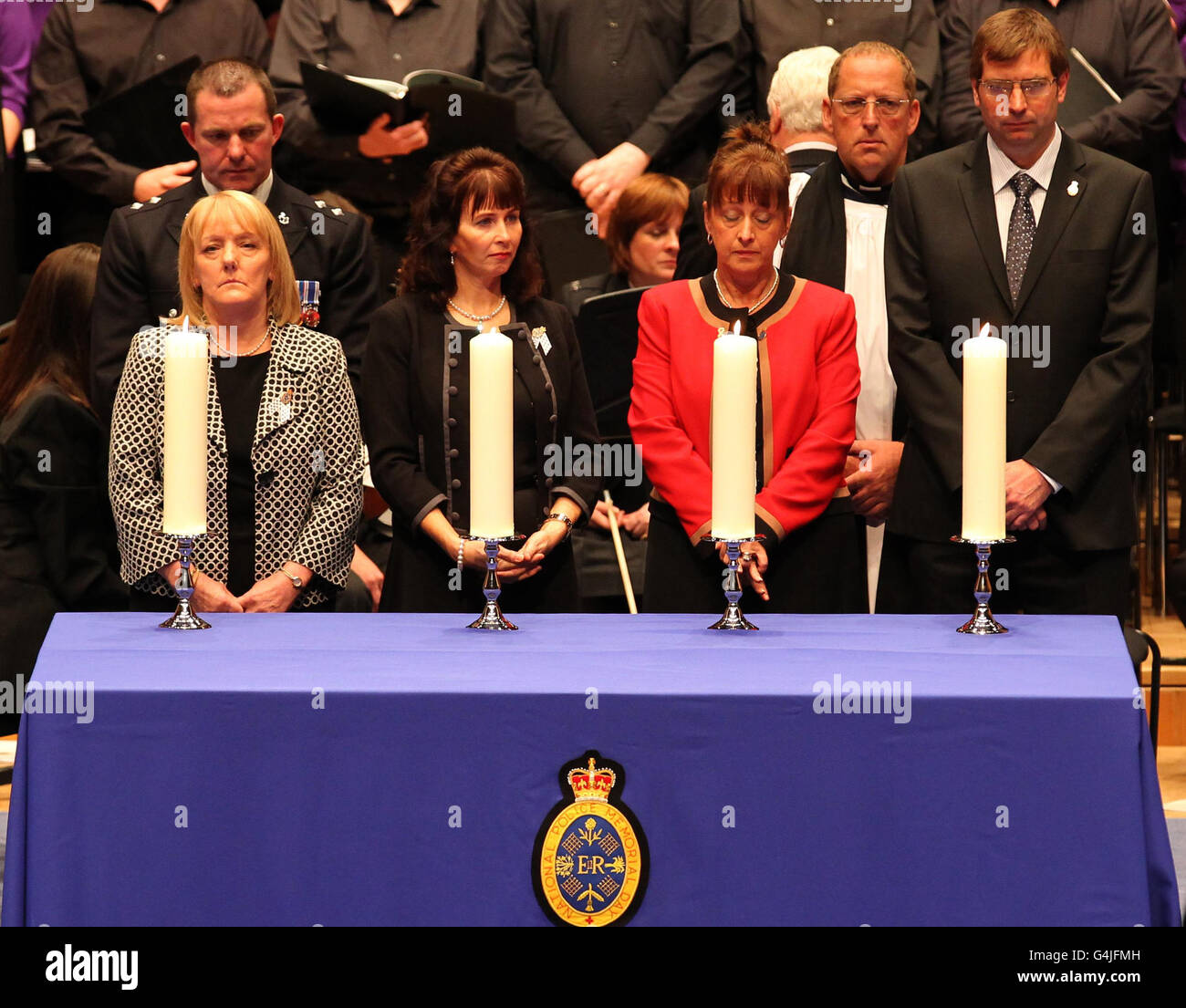 Charles at police memorial service Stock Photo - Alamy