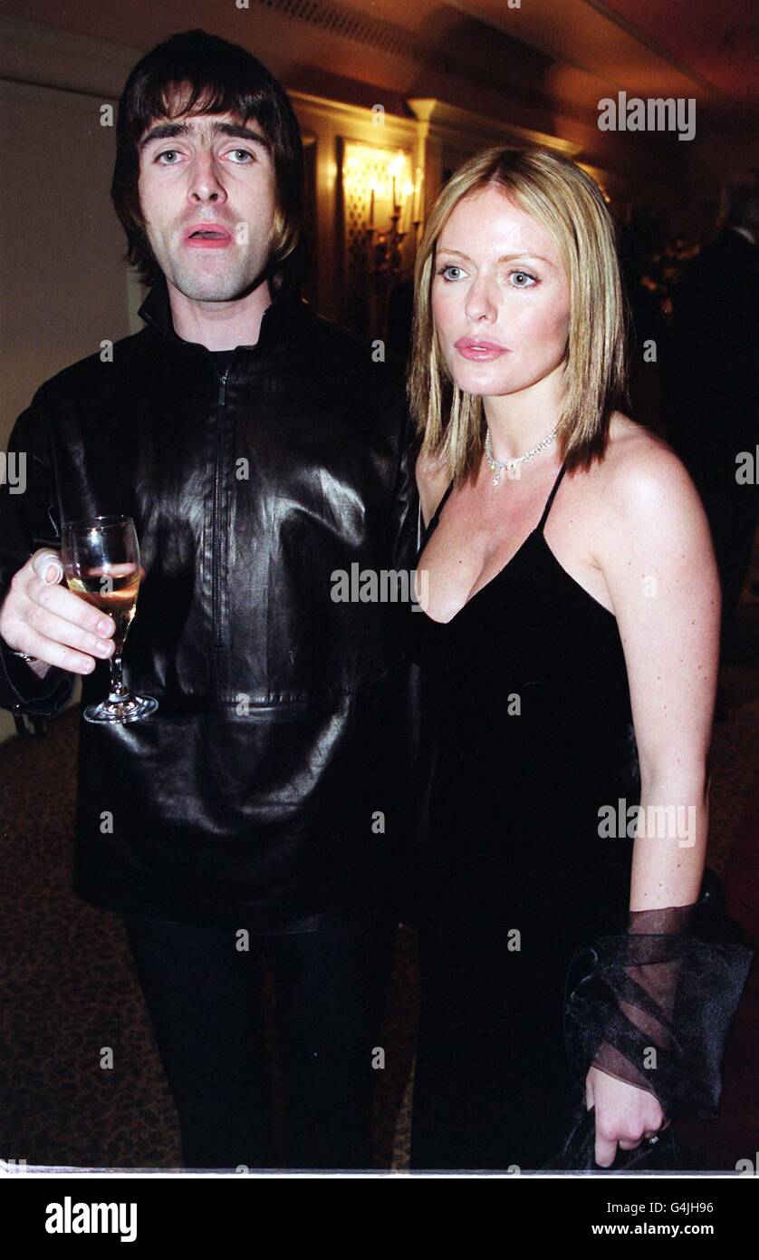 Oasis star Liam Gallagher and his wife actress Patsy Kensit arrive at ...