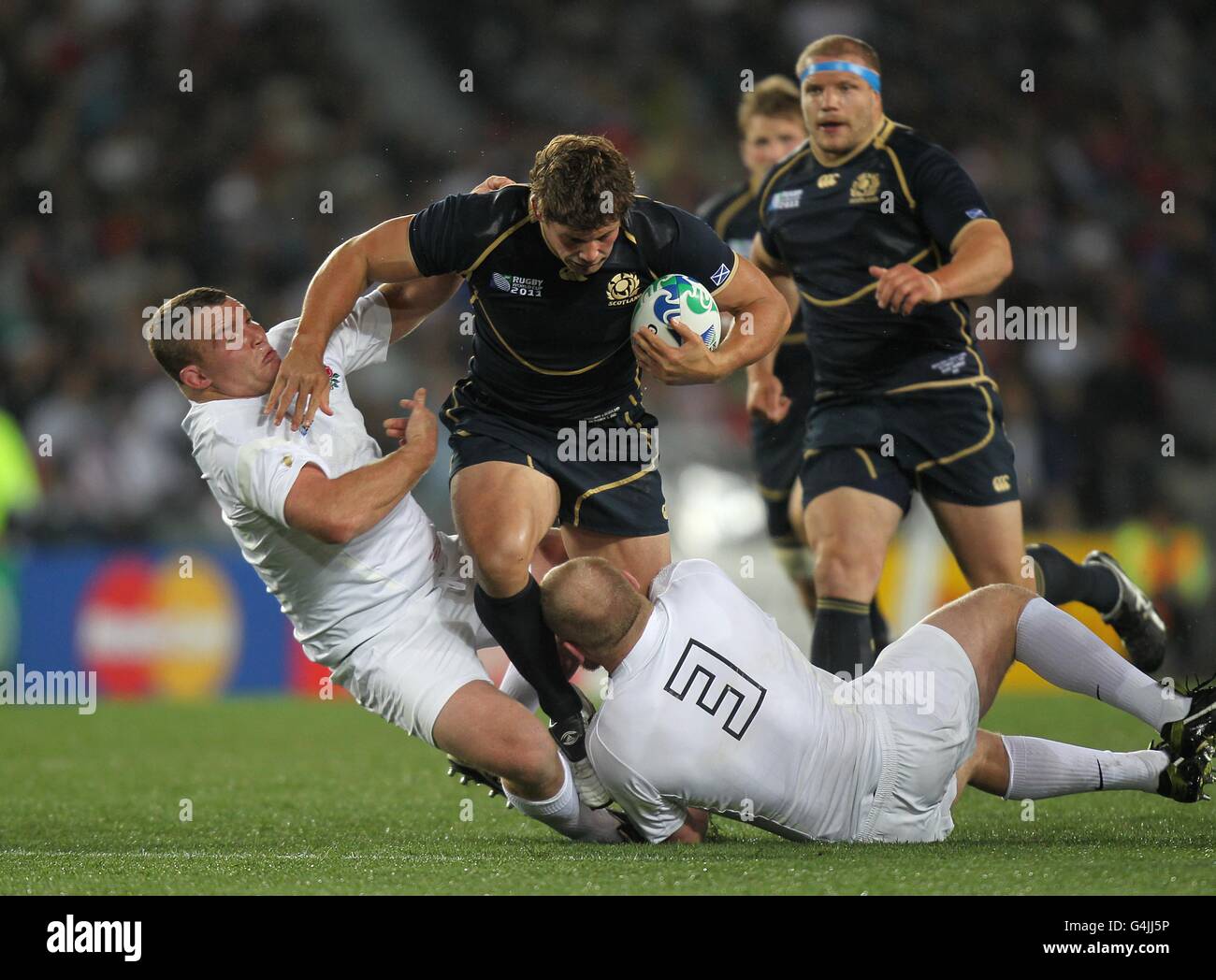 Rugby tackle scotland england hi-res stock photography and images - Alamy