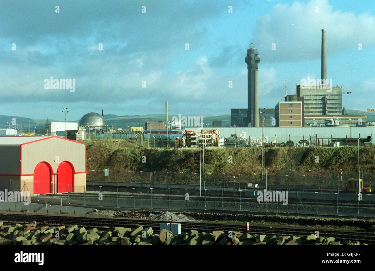 General view sellafield nuclear power plant hi-res stock photography ...