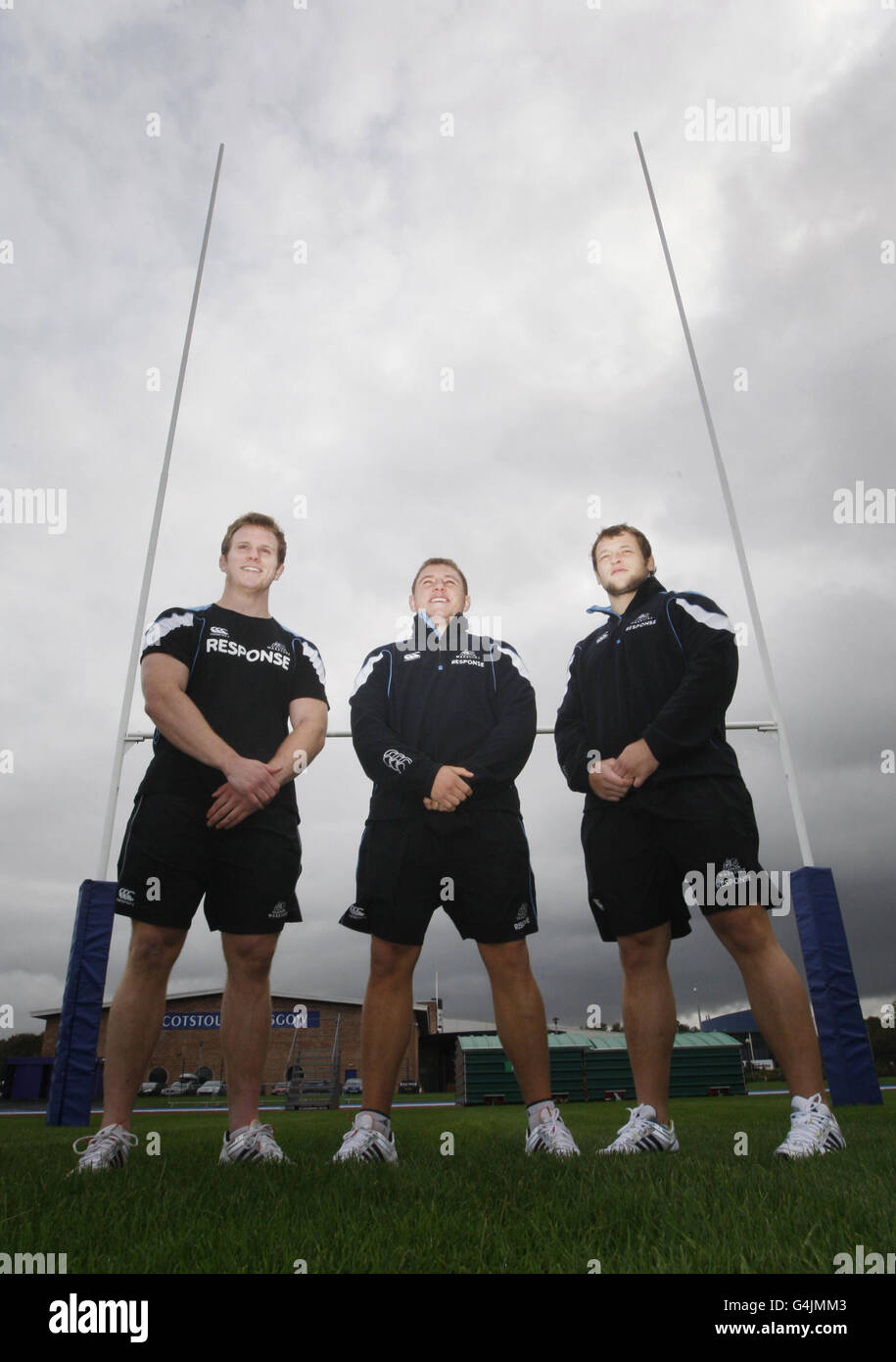 Rugbyu glagsow full length smiling mangrr hi-res stock photography and ...