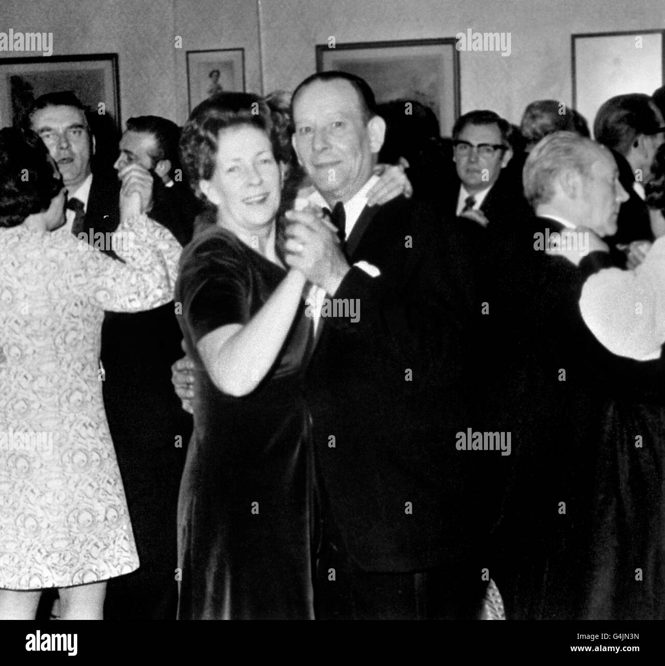 Marylebone the couple are pictured at a dance hi-res stock photography ...