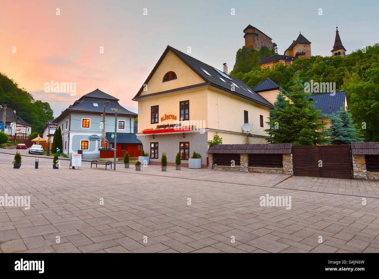 View of Orava castle in northern Slovakia Stock Photo - Alamy