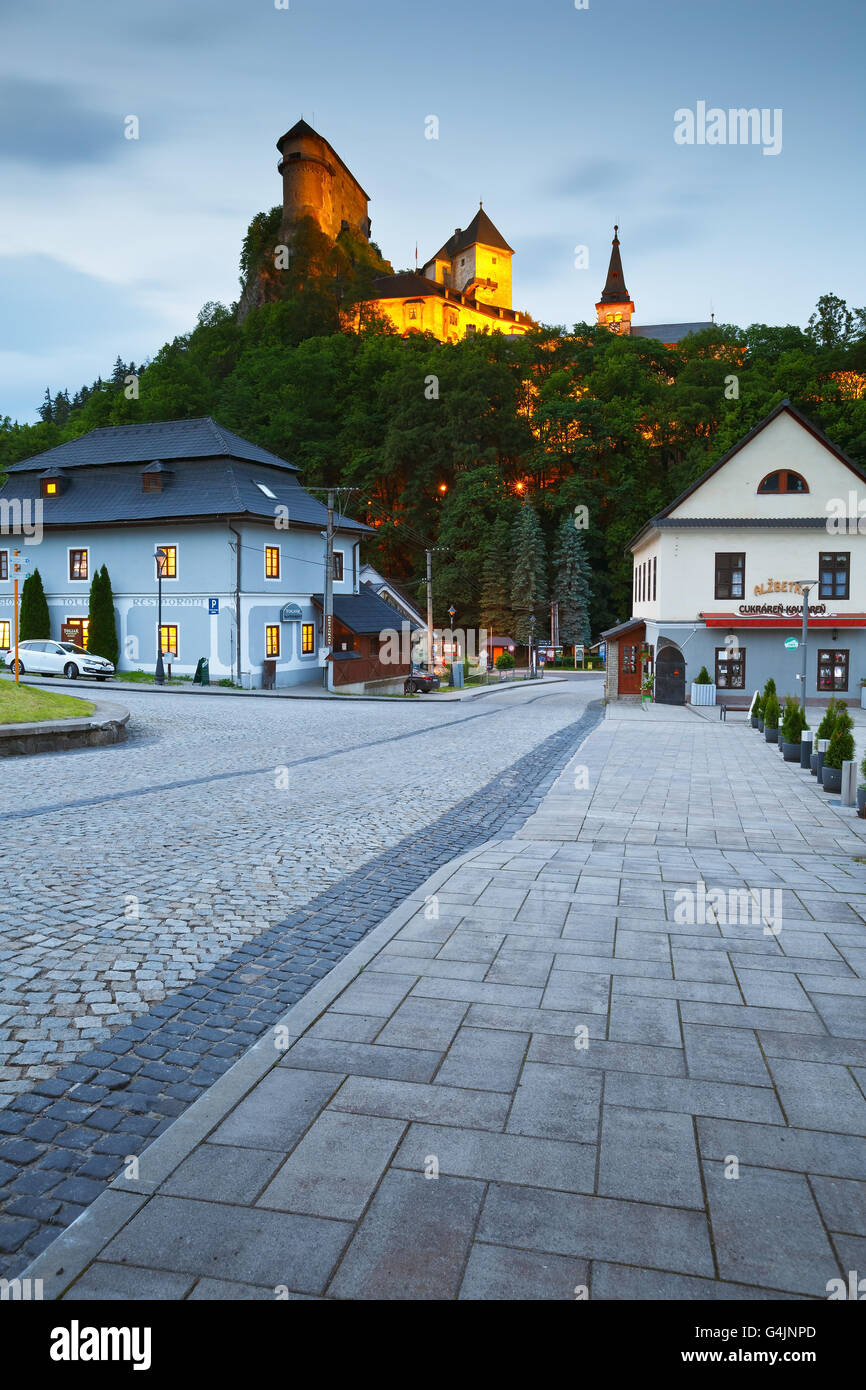 View of Orava castle in northern Slovakia Stock Photo - Alamy