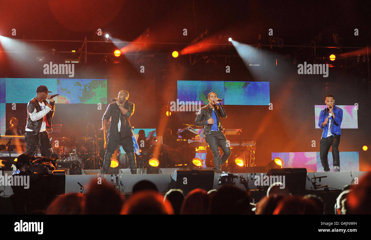 Jls perform michael forever tribute concert millennium stadium hi-res ...