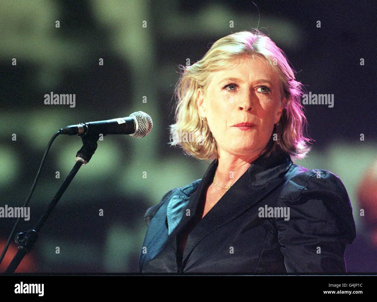 Singer marianne faithfull performs here everywhere hi-res stock ...