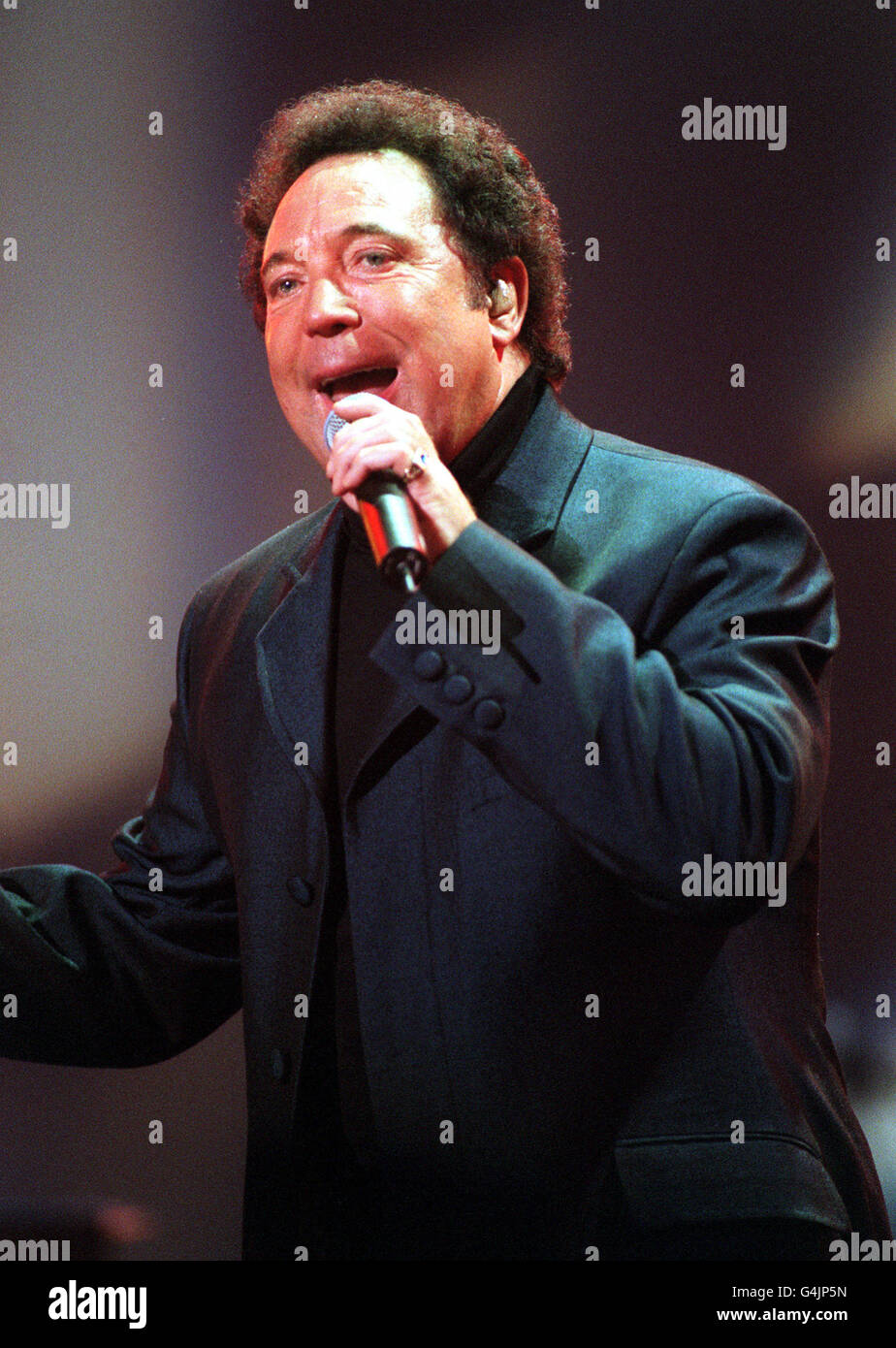 Singer Tom Jones performs during 'Here There and Everywhere - a Concert ...