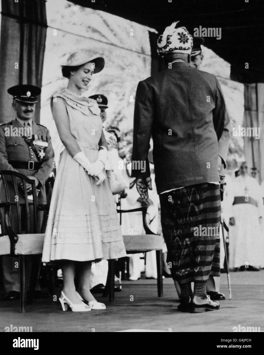 Royalty - Queen Elizabeth II Commonwealth Tour - Aden Stock Photo - Alamy
