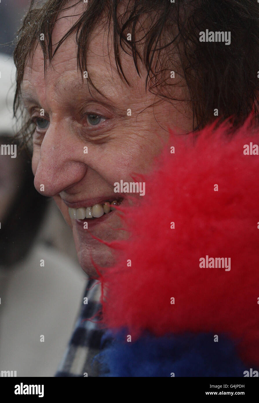 Blackpool Comedy Carpet. Comedian Ken Dodd unveils the Comedy Carpet at ...