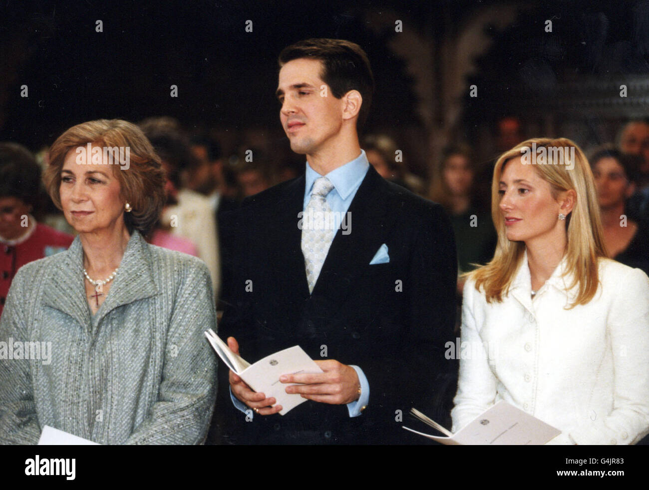 The christening of prince konstantine alexios hi-res stock photography ...