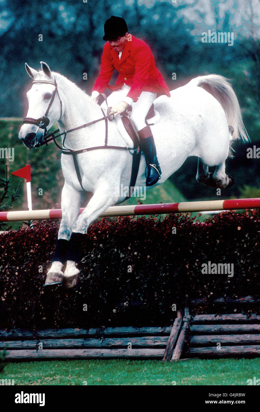 Equestrian. Hans Gunter Winkler on Pinkerton Stock Photo - Alamy