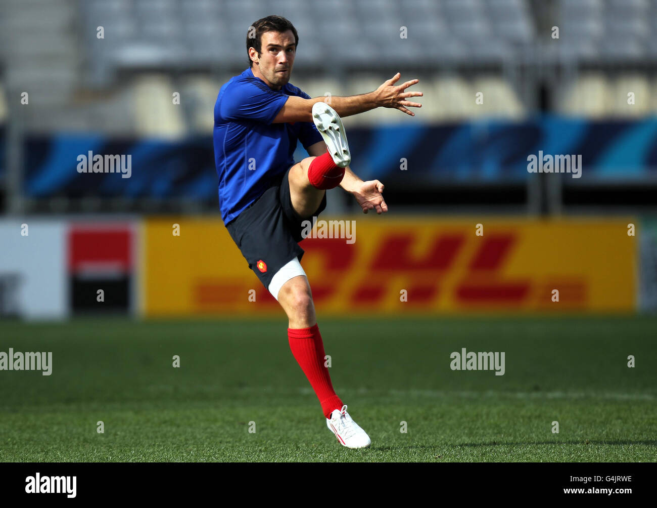 France's Morgan Parra during the captain's run at Eden Park, Auckland ...