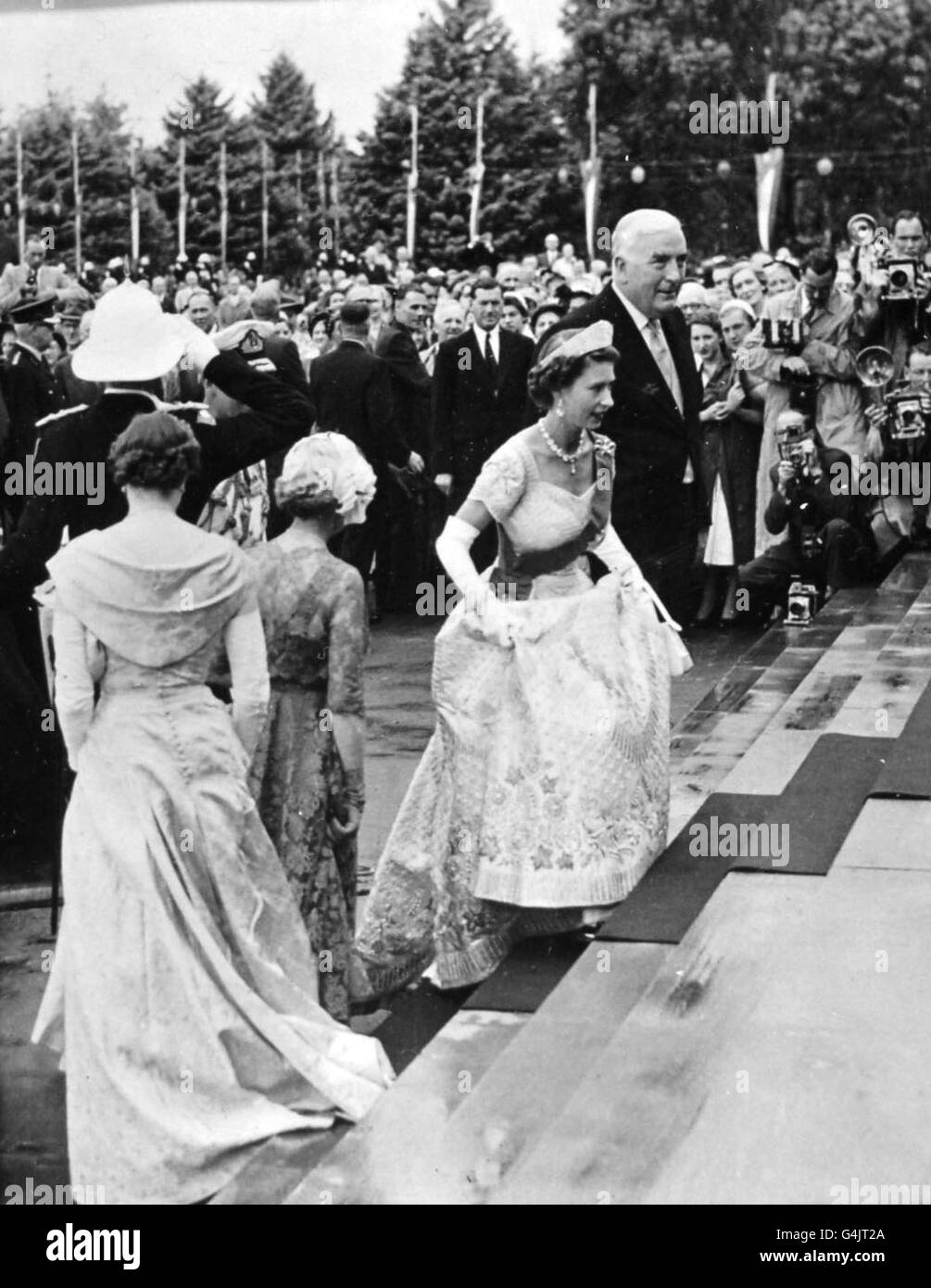 Royalty - Queen Elizabeth II Commonwealth Tour - Australia Stock Photo ...