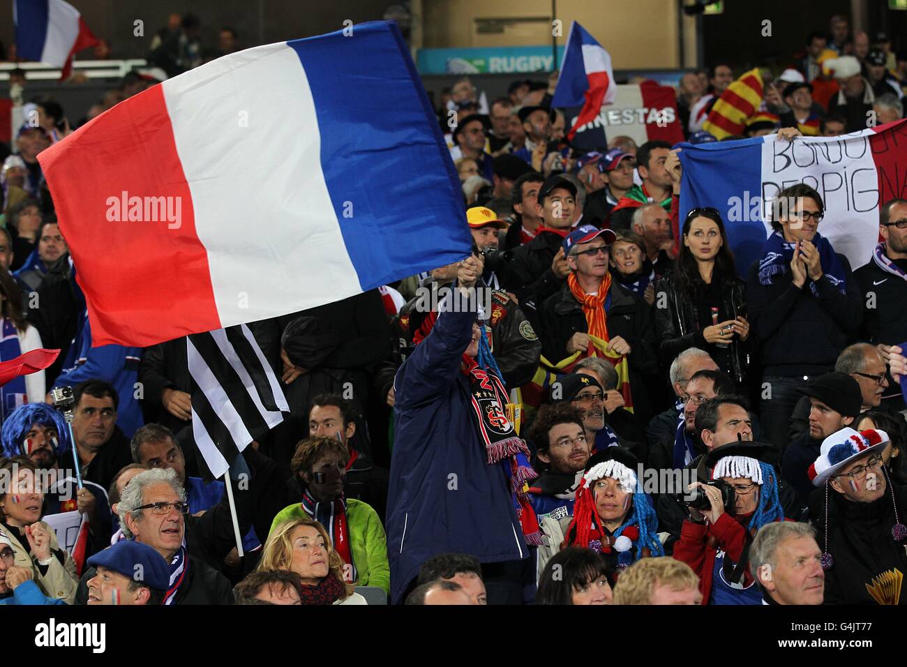 French rugby flag hi-res stock photography and images - Alamy