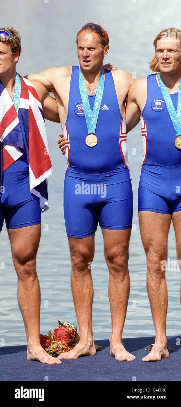 Great Britain's Steve Redgrave after being presented with his gold ...