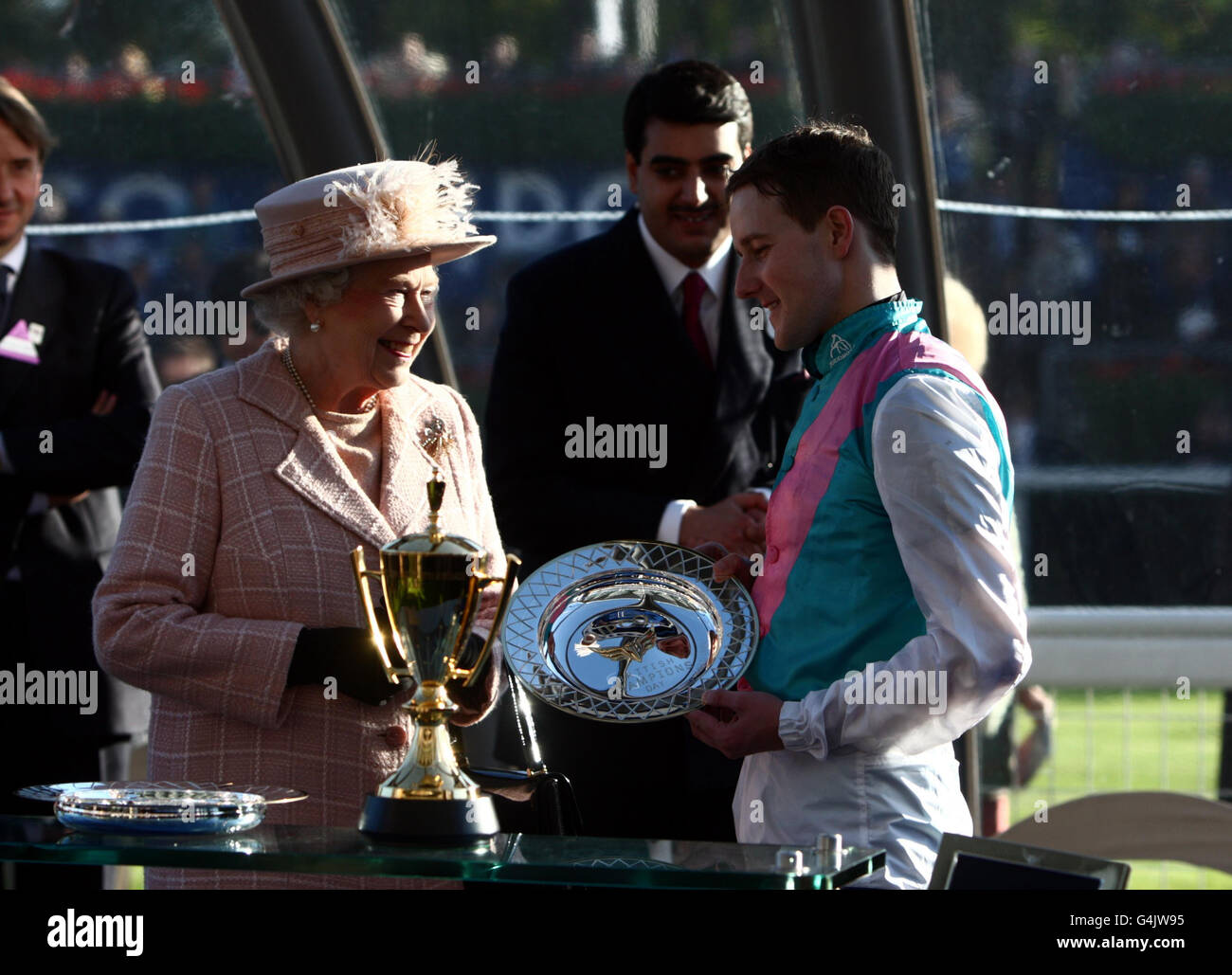Jockey tom queally at ascot racecourse hi-res stock photography and ...