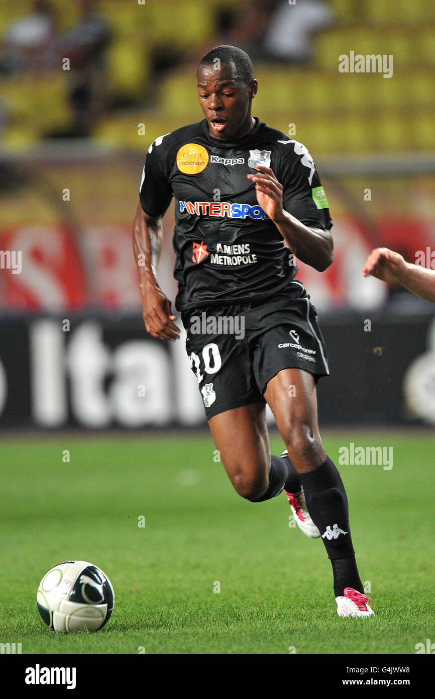 Soccer - Ligue 2 - AS Monaco v Amiens SC - Stade Louis II. Herve Bazile ...