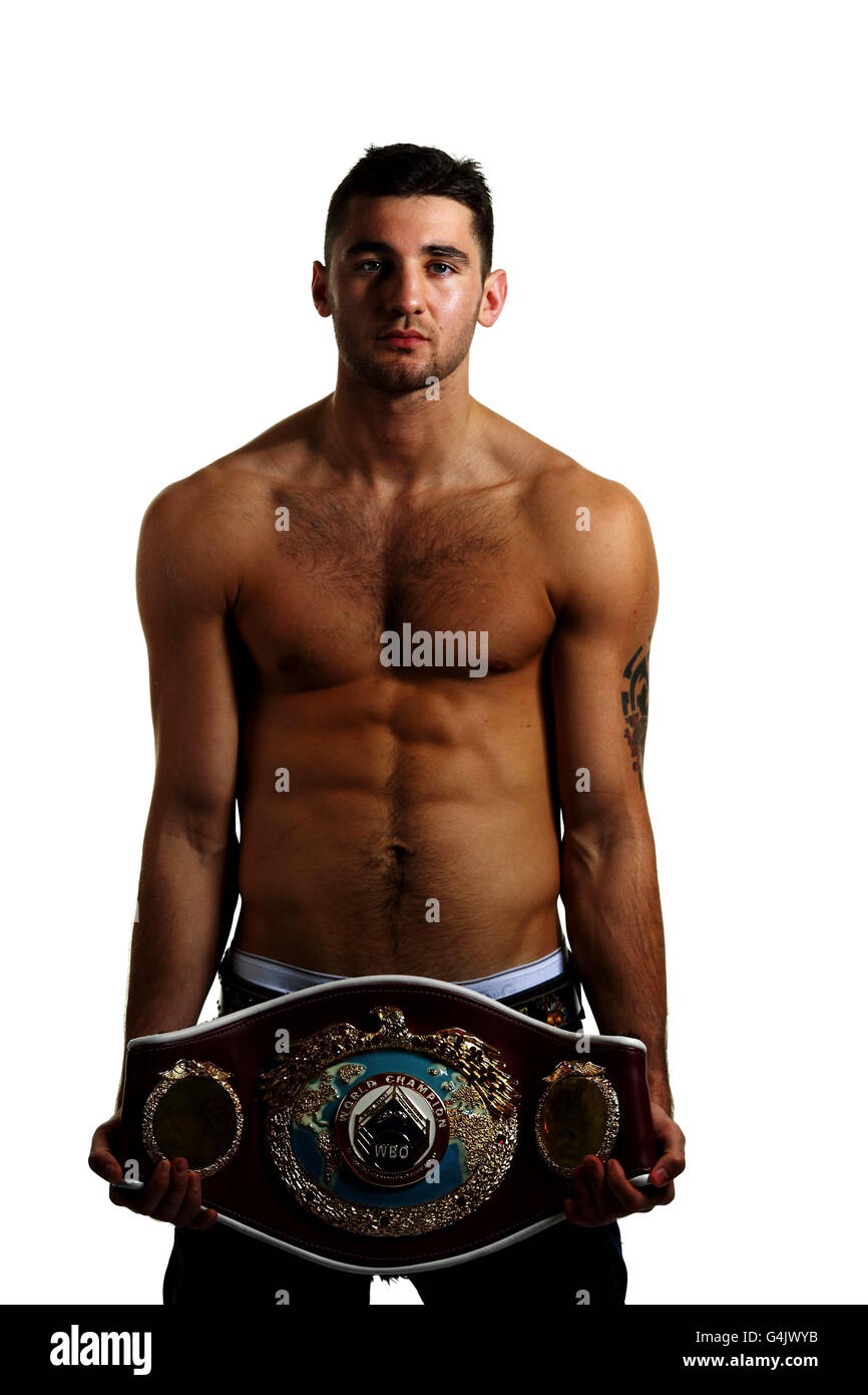 Boxer Nathan Cleverly poses for a feature photograph after the launch ...