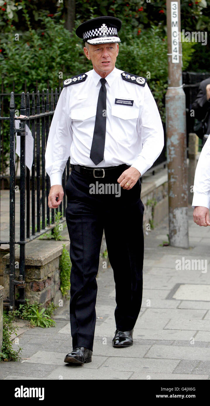 New Metropolitan Police Commissioner Bernard Hogan-Howe during his ...