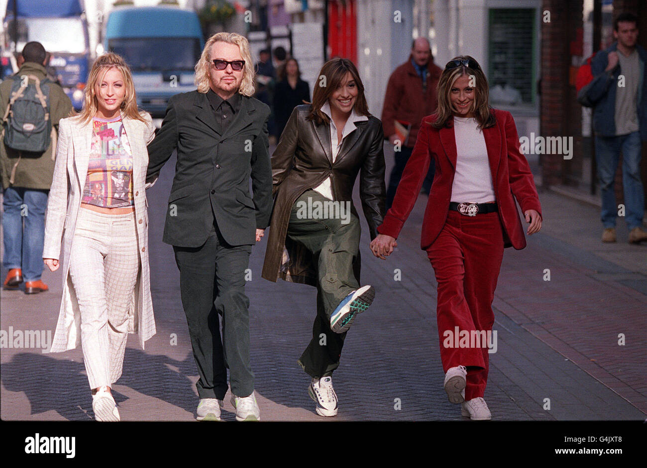 L-R Natalie Appleton, Dave Stewart, Melanie Blatt and Nicole Appleton ...