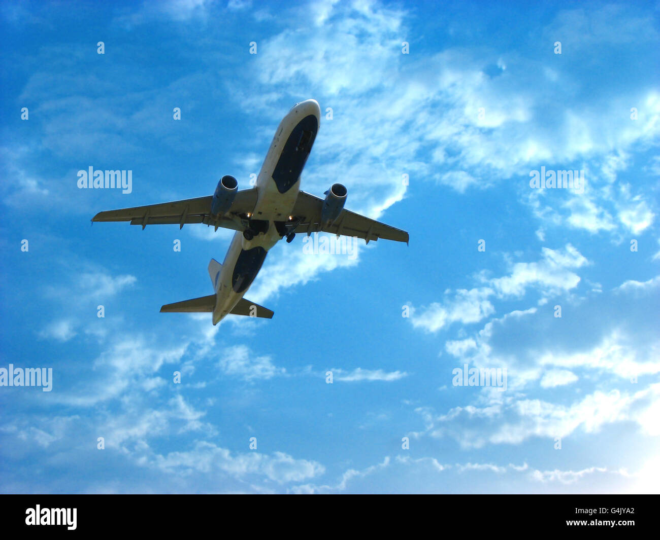Flight in the Sky Stock Photo - Alamy