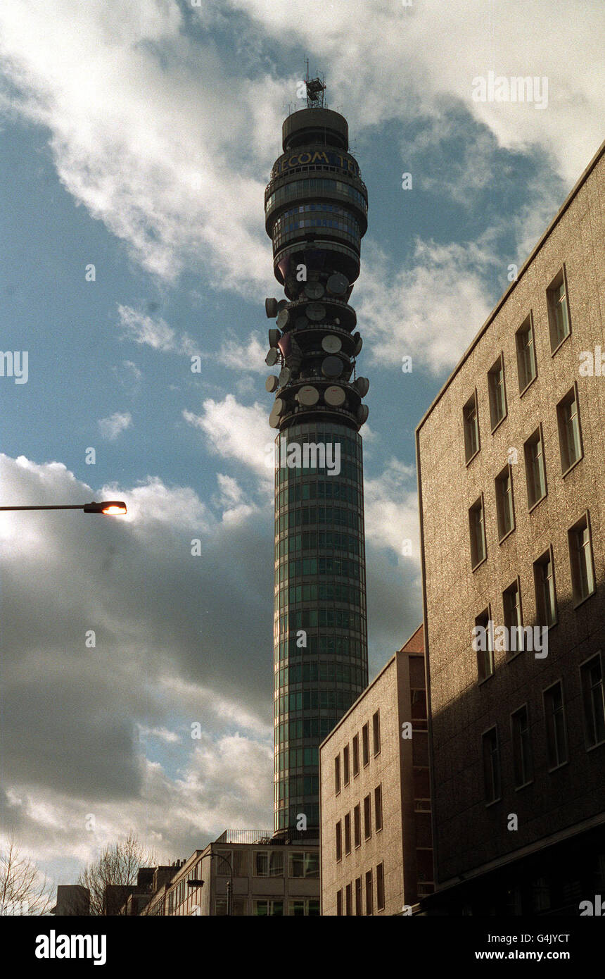 British Telecom Tower Stock Photo - Alamy