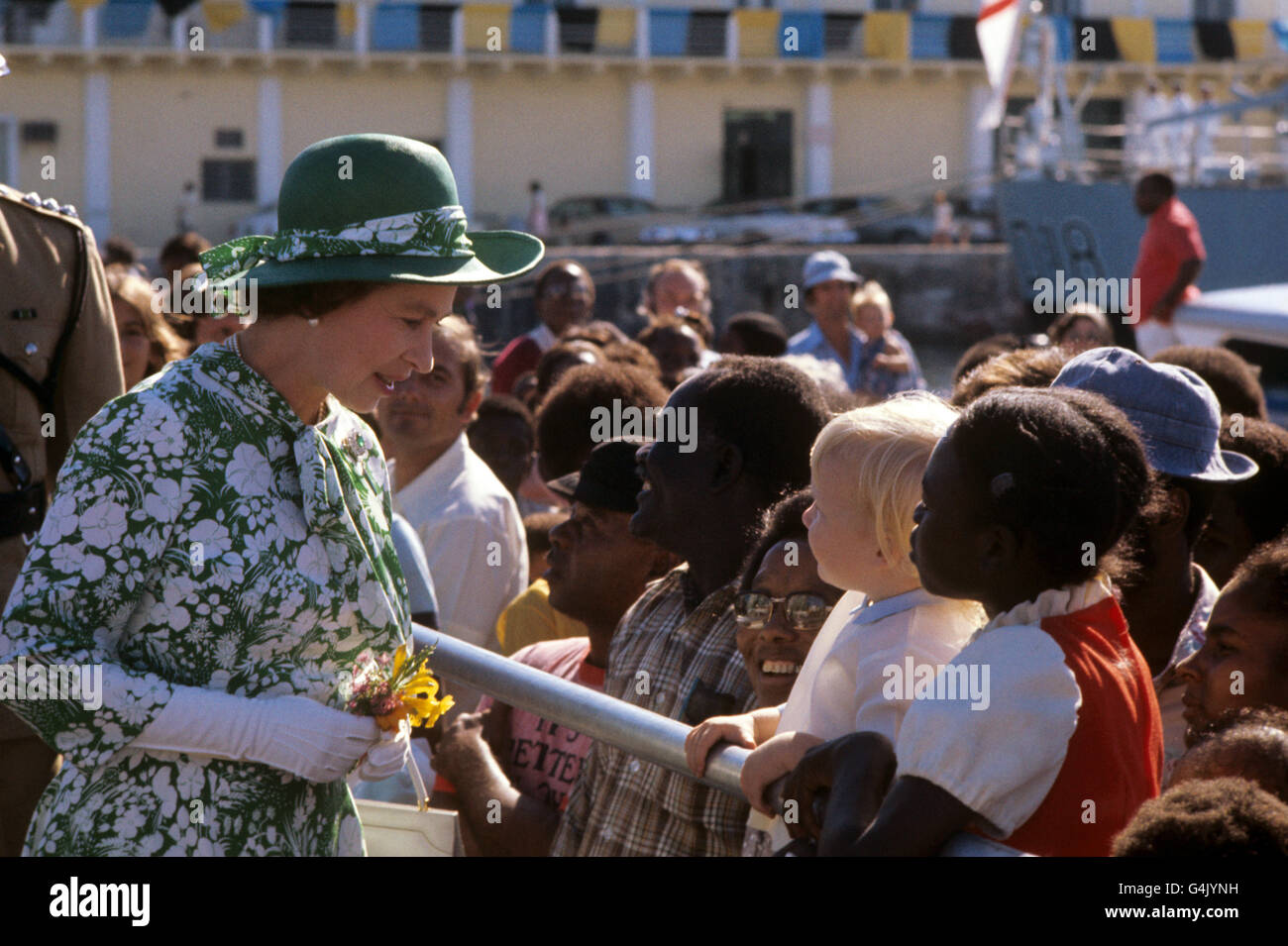 Queen elizabeth ii tour of the caribbean hi-res stock photography and ...