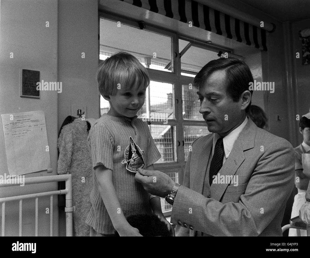 PA NEWS PHOTO 18/6/81 A LIBRARY FILE PICTURE OF SIX YEAR OLD LEE STEELE FROM CRANLEY, SURREY AT ...