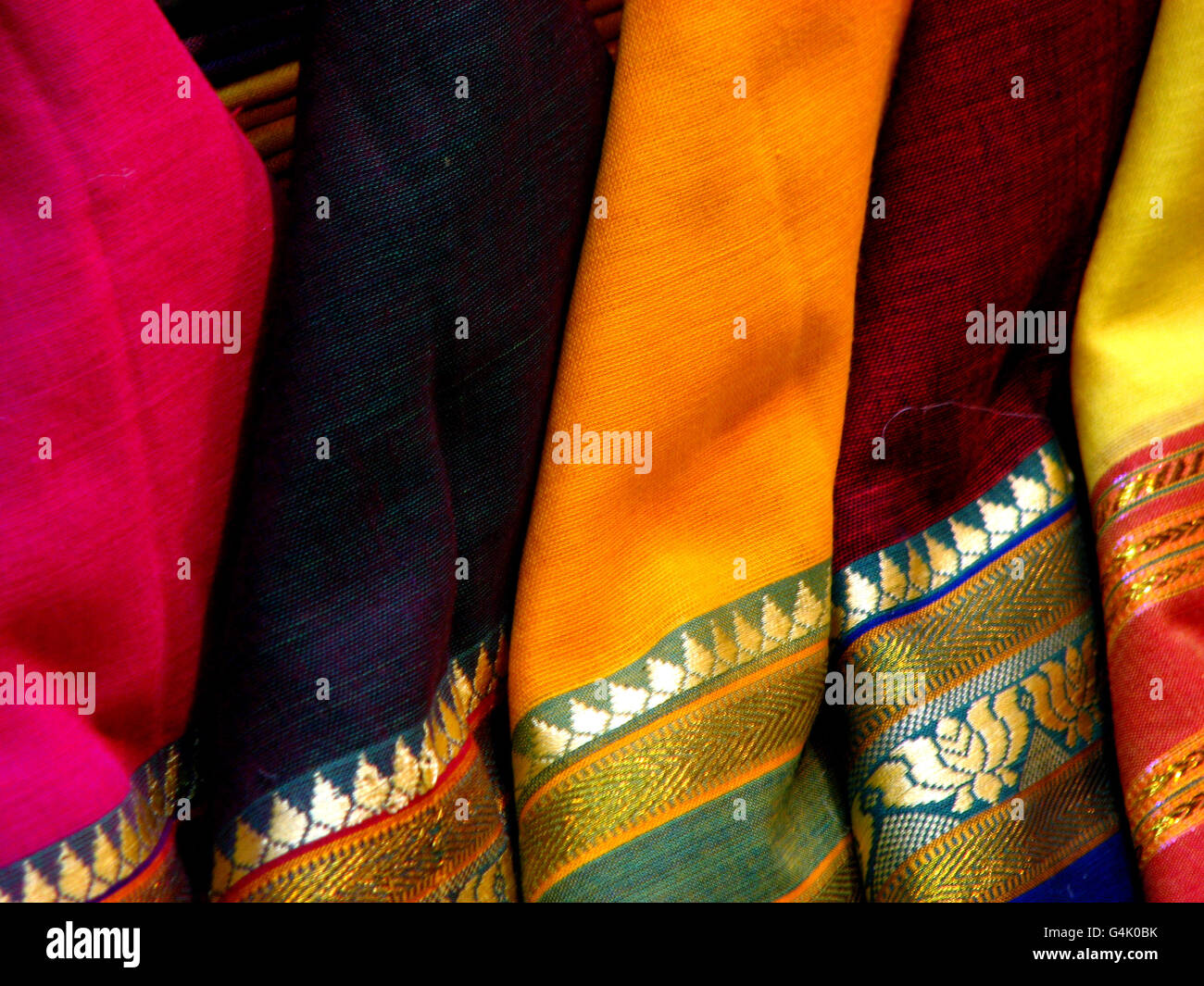 Holy Garments for hindu rituals Stock Photo - Alamy