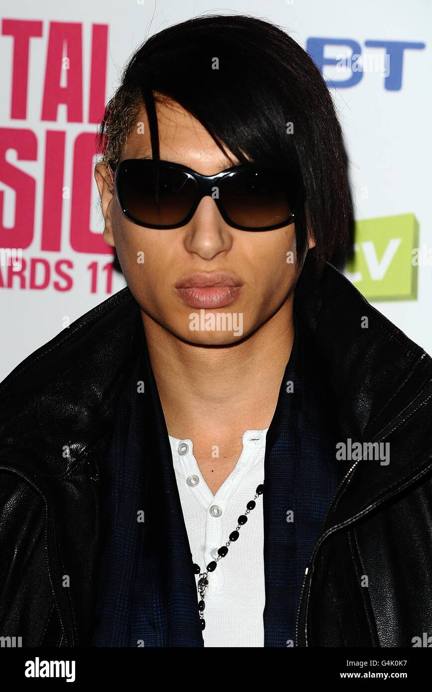 BT Digital Music Awards 2011 - London. Nat Weller arriving at The BT ...