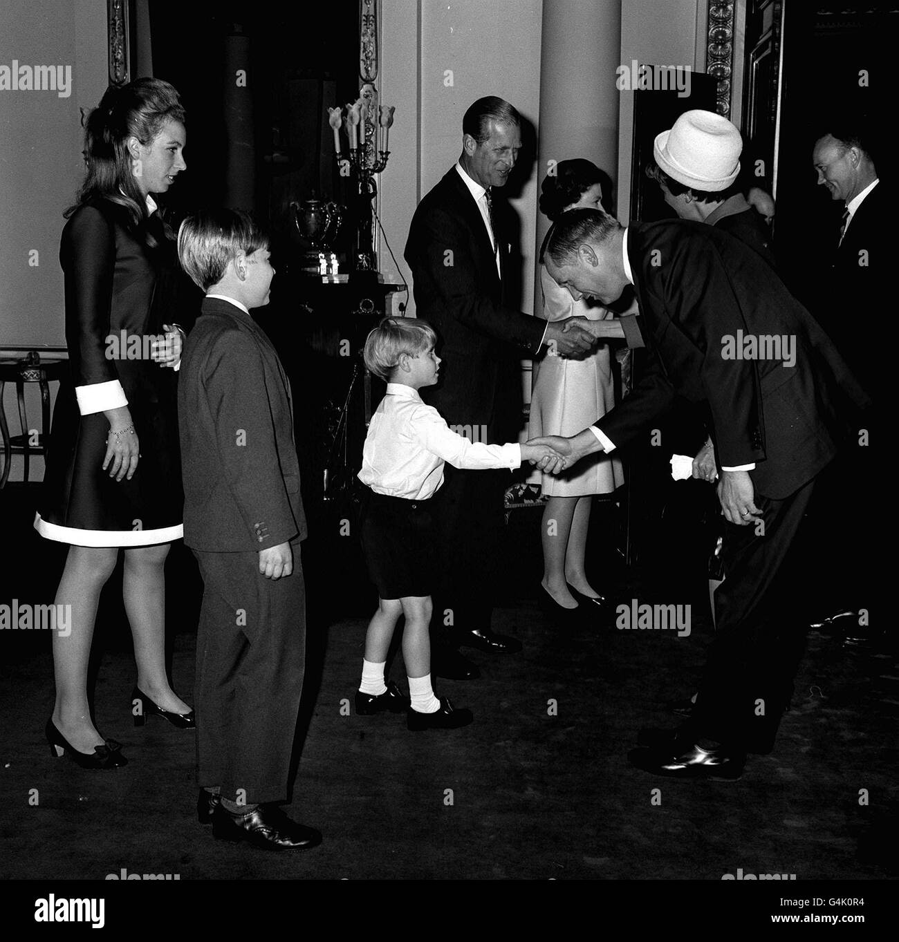 Princess elizabeth duke of york Black and White Stock Photos & Images ...