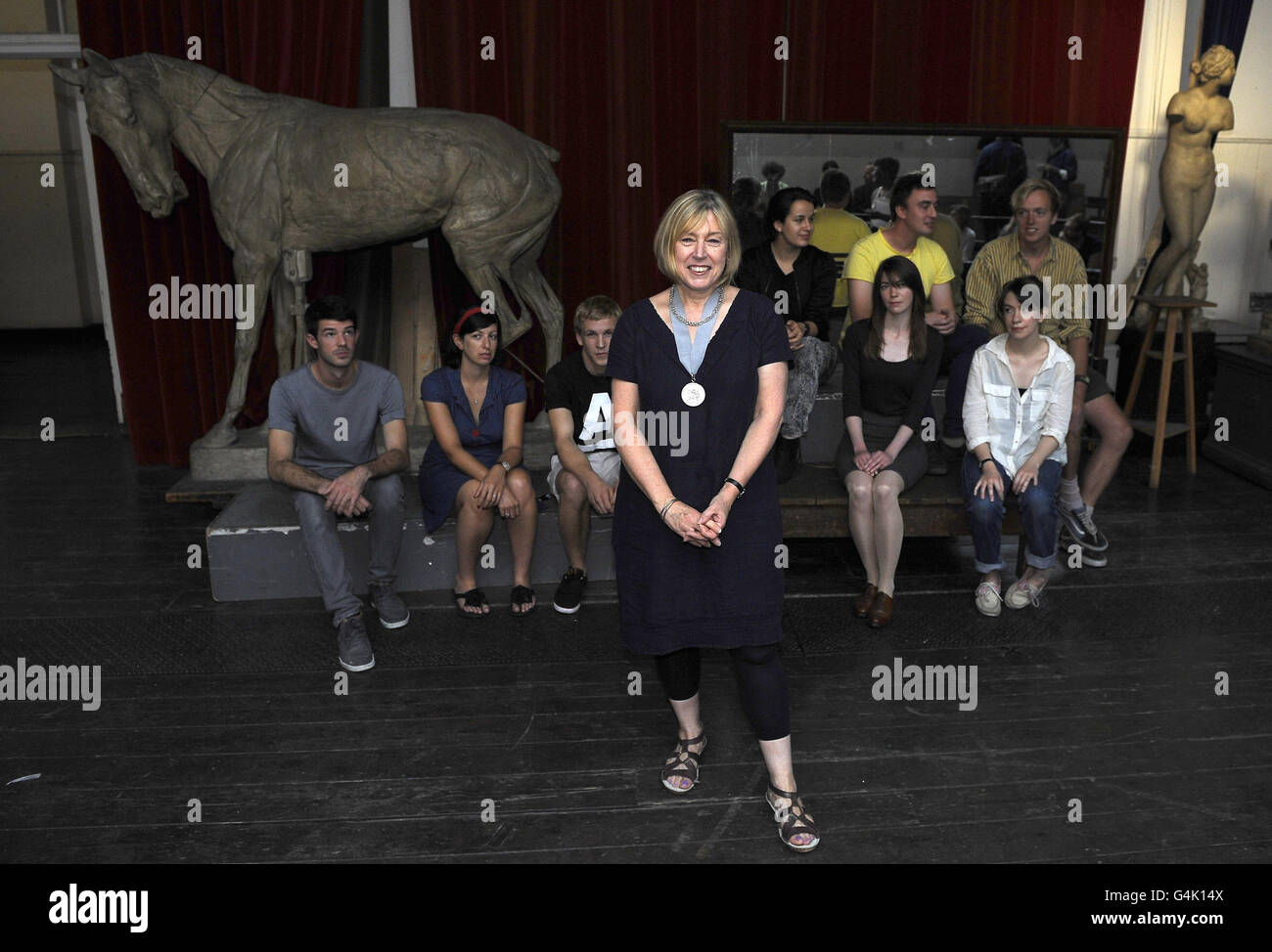 First female Keeper of the Royal Academy Stock Photo - Alamy