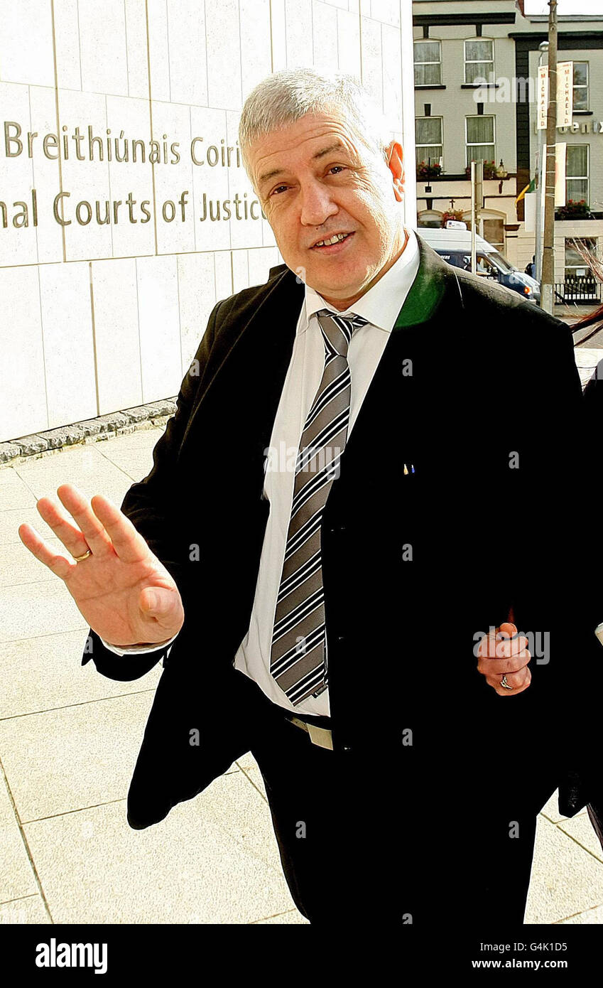 Liam Adams, brother of Sinn Fein President Gerry Adams, arrives at ...
