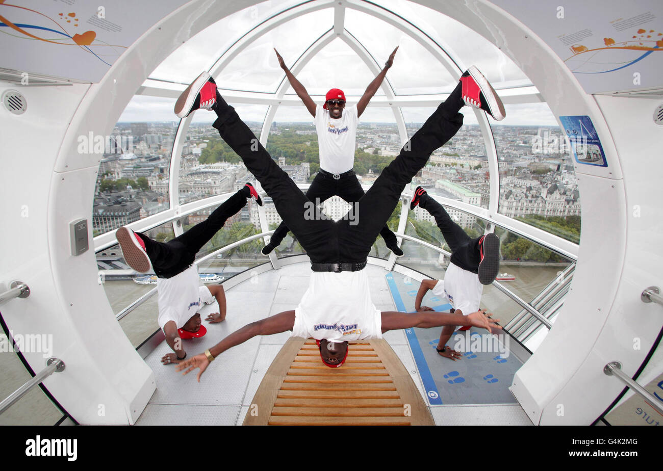 Let's Jump! campaign launch Stock Photo - Alamy