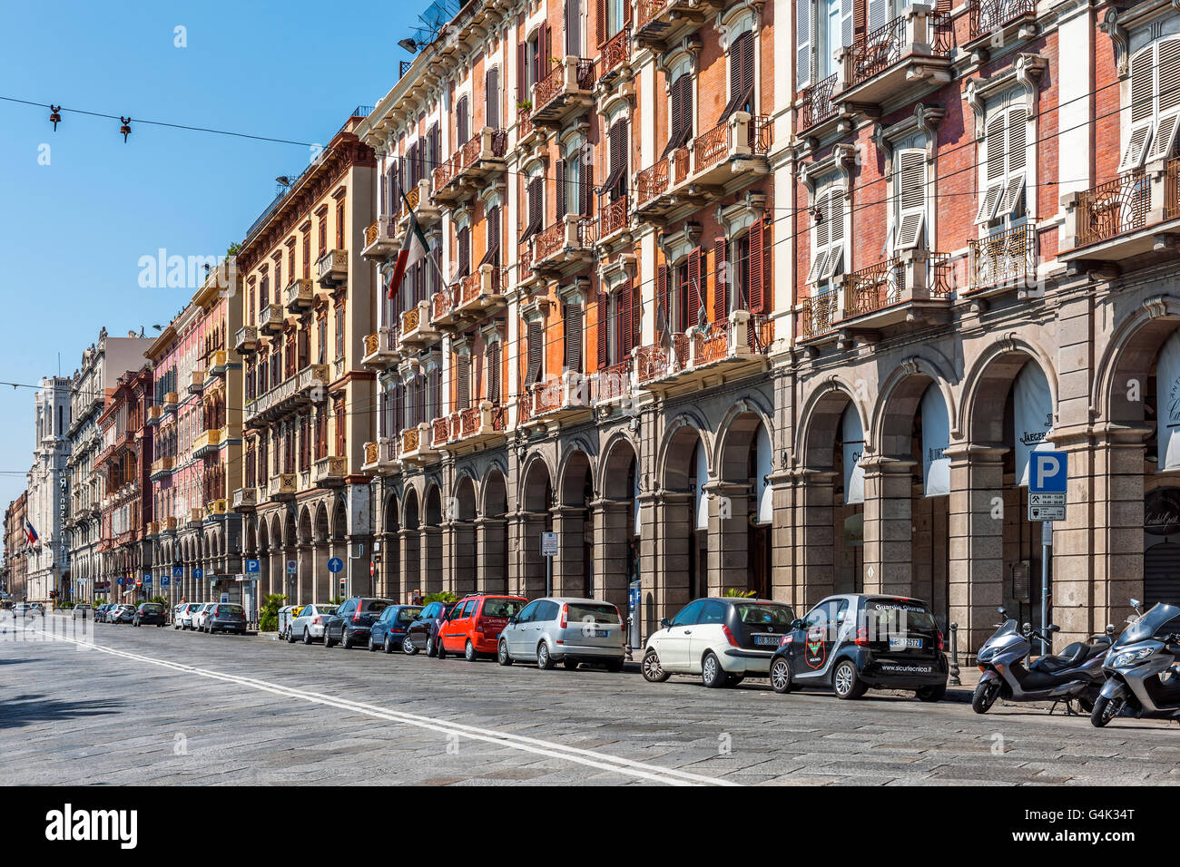 Cagliari sardinia via roma hi-res stock photography and images - Alamy
