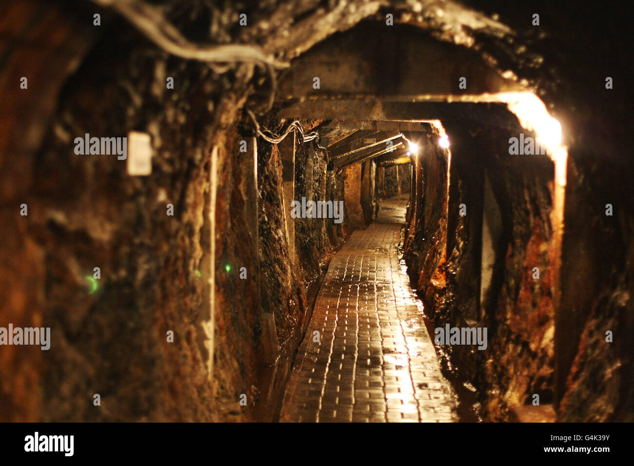 Hallway in coal mine, Sawahlunto, West Sumatra, Indonesia Stock Photo ...
