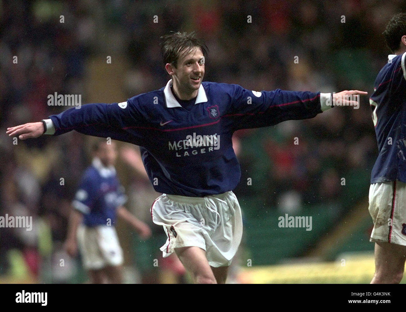 Glasgow Rangers' Neil McCann celebrates after scoring against St ...