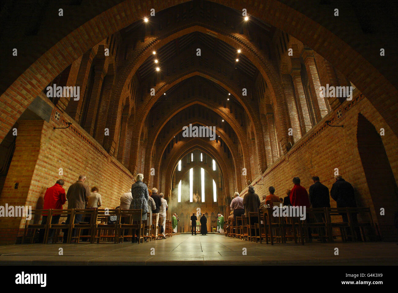 Quarr Abbey stock Stock Photo - Alamy