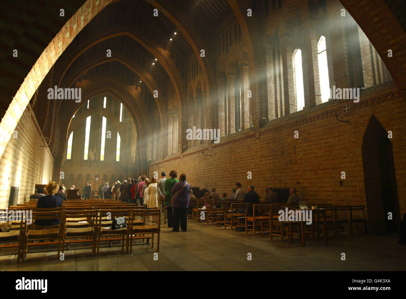 The benedictine monks of quarr abbey hi-res stock photography and ...