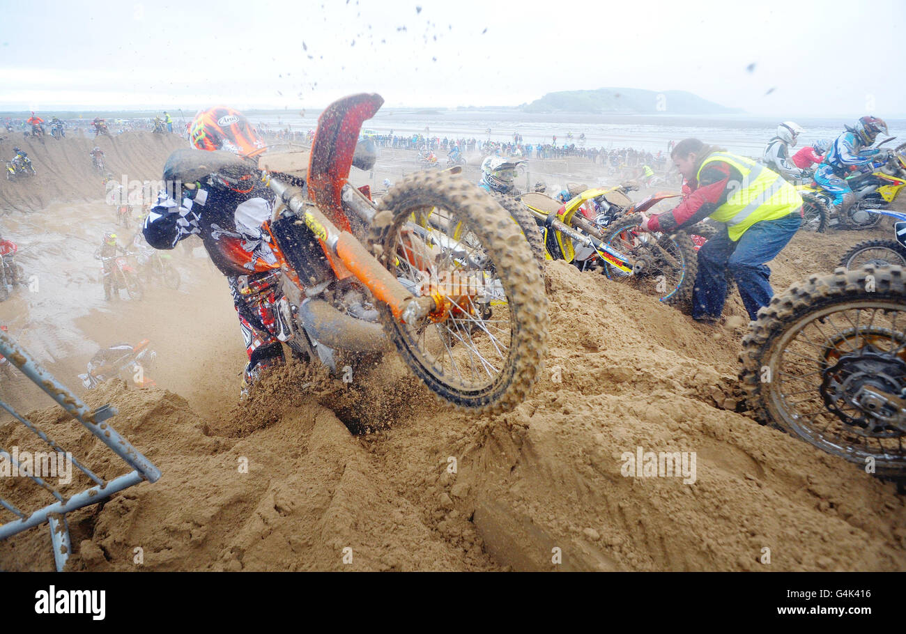 Weston Super Mare RHL Beach Race Stock Photo - Alamy