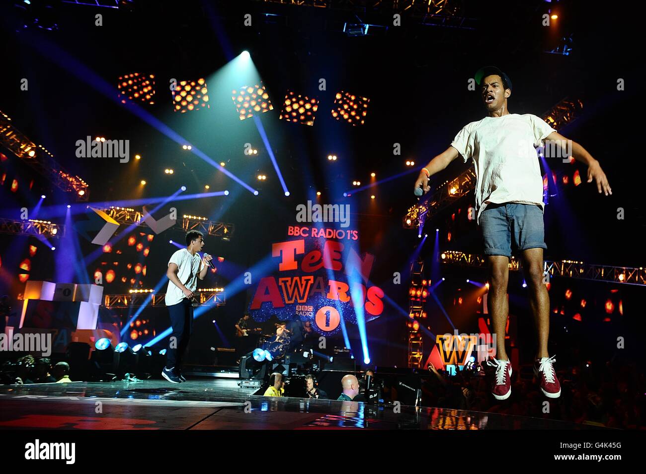 BBC Radio 1's Teen Awards - London. Rizzle kicks performing during the ...