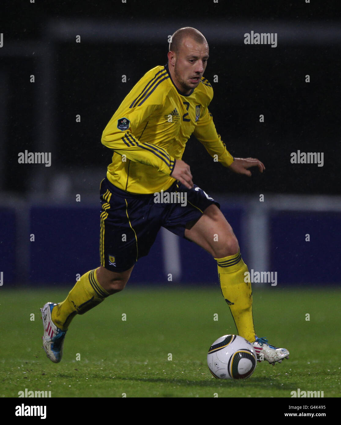 Scotland's Alan Hutton during UEFA Euro 2012 Qualifying match at the ...