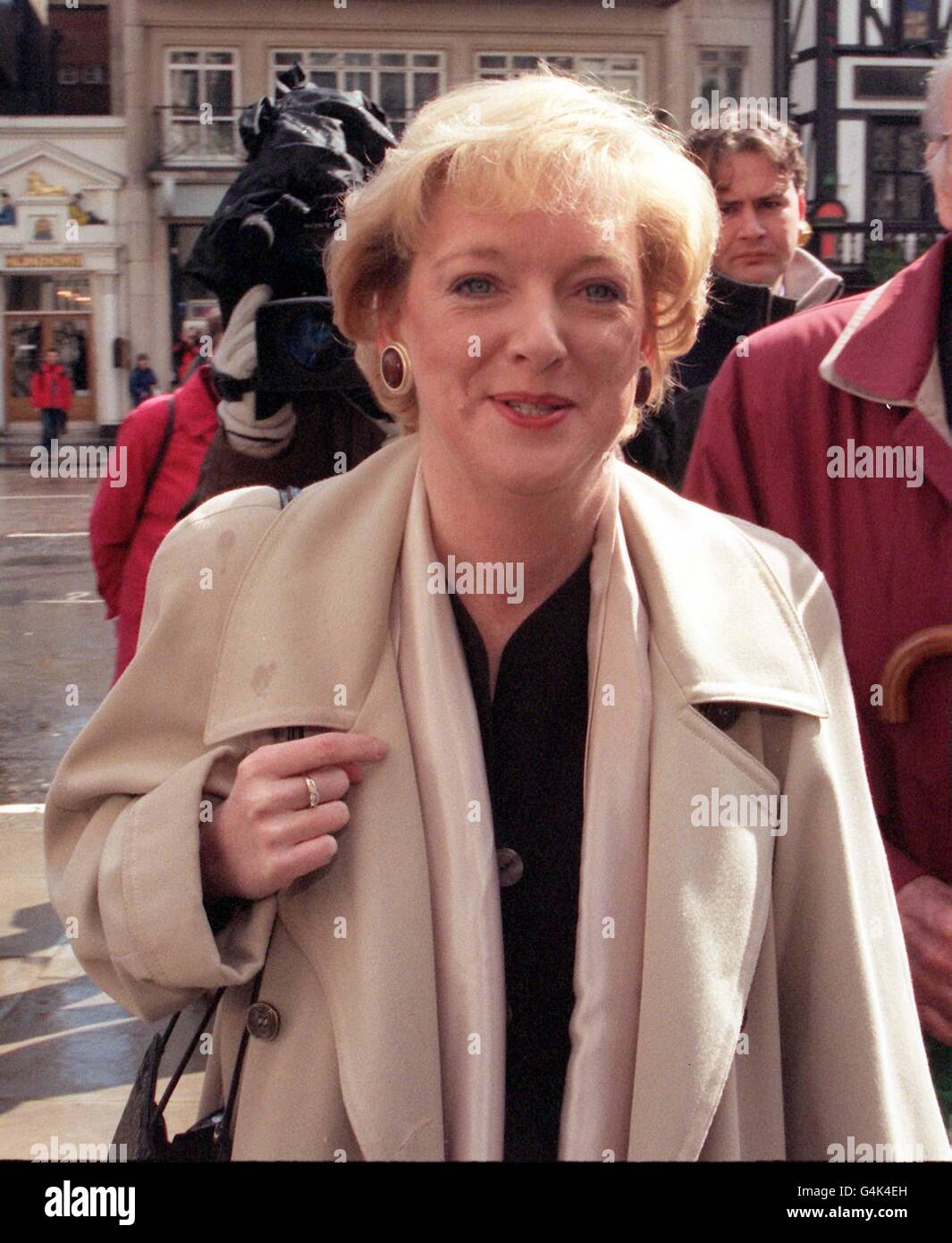 Former Newark Labour MP Fiona Jones, arrives at London's High Court to ...