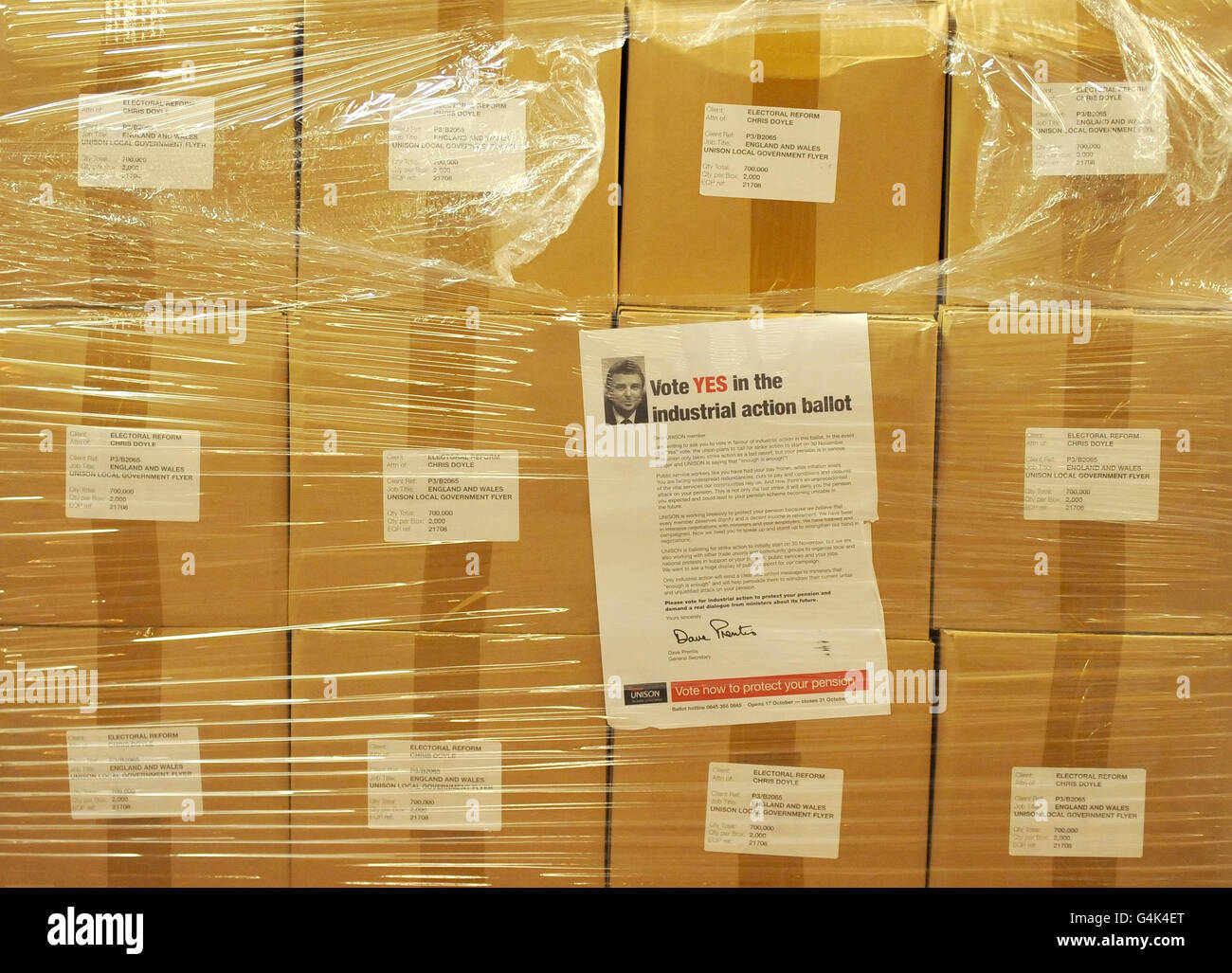 Unison strike ballot Stock Photo - Alamy