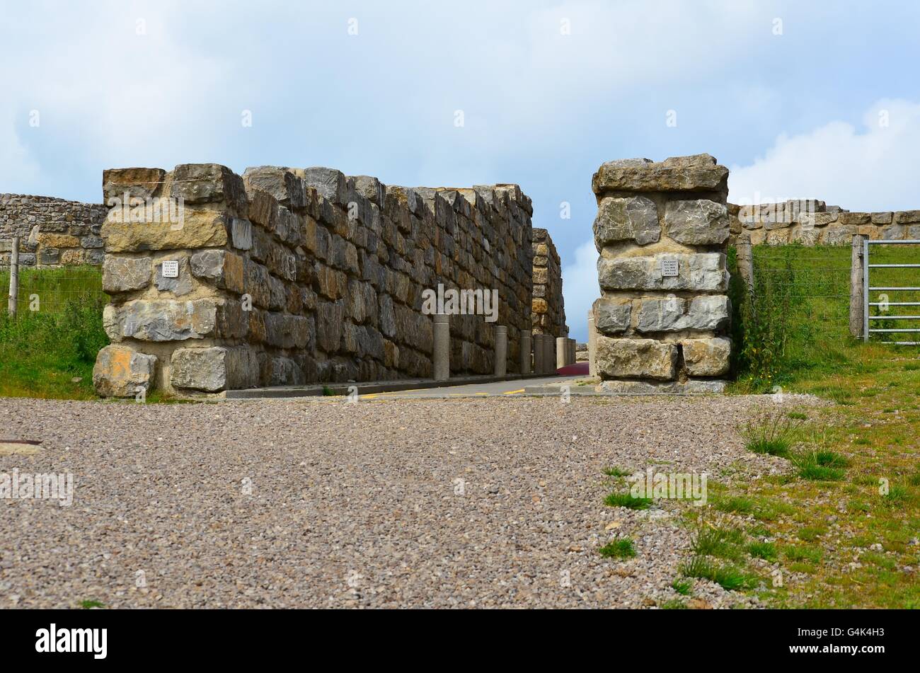 The Coldstones Cut over Nidderdale, a monumental sculpture in limestone ...