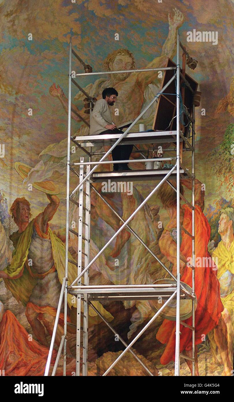 Religion Painting 1 Stock Photo - Alamy