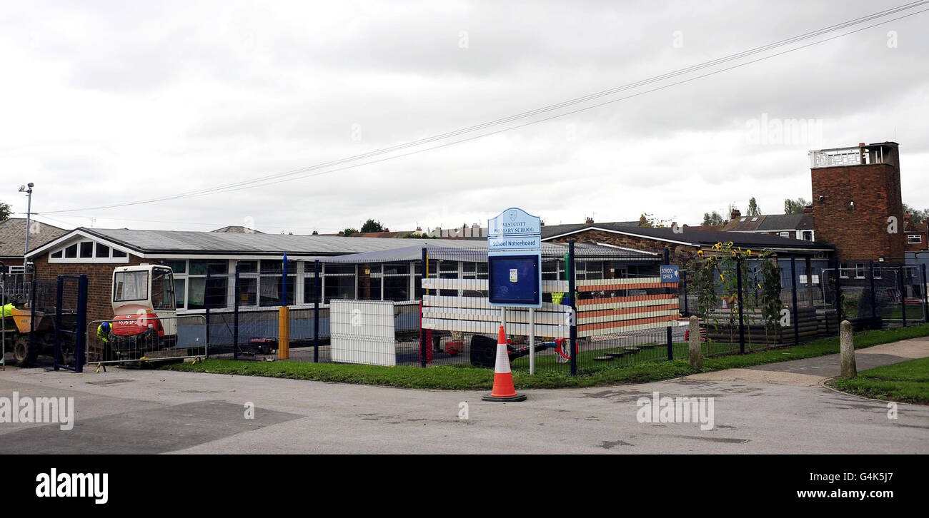 A general view of Westcott Primary School in Hull, after the school ...