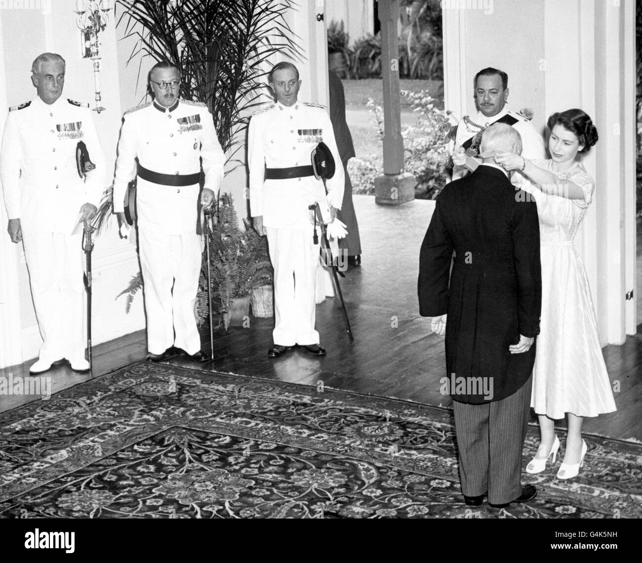 Royalty - Queen Elizabeth II Commonwealth Tour - Jamaica Stock Photo ...