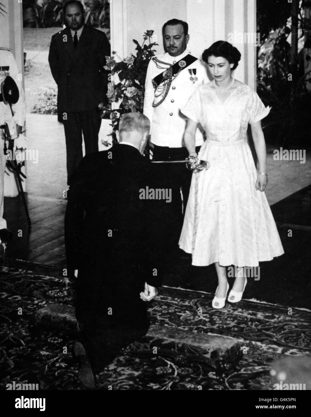 Royalty - Queen Elizabeth II Commonwealth Tour - Jamaica Stock Photo ...